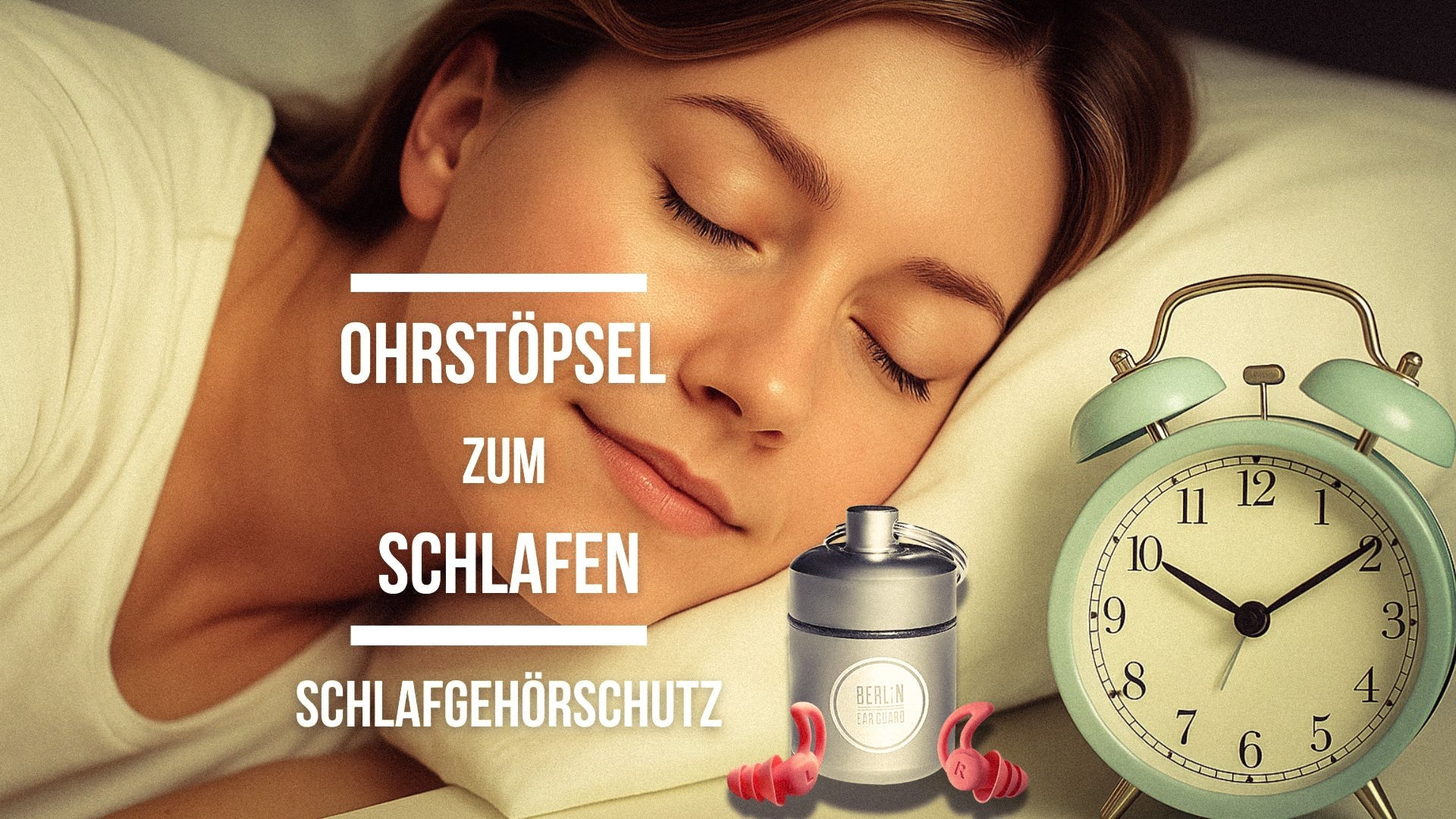 Ohrstöpsel gegen Schnarchen & Lärm – Für Seitenschläfer